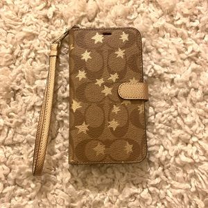 Coach | Accessories | Coach Signature Wallet Phone Case For Iphone Xr ...